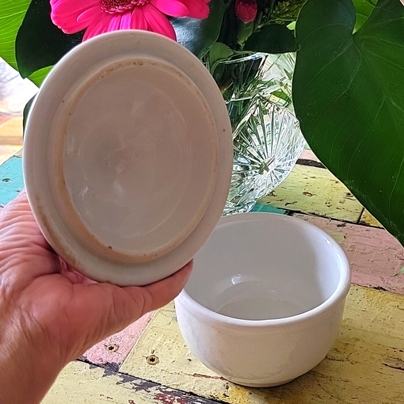 Kitchen | Tepco China Usa Heavy White Porcelain Bowl Wlid | Poshmark